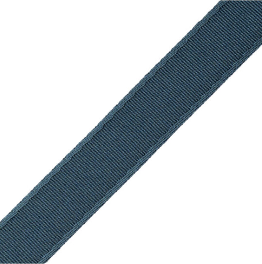 1" Venetian Grosgrain Prussian Blue-green Tape Trim - Etsy