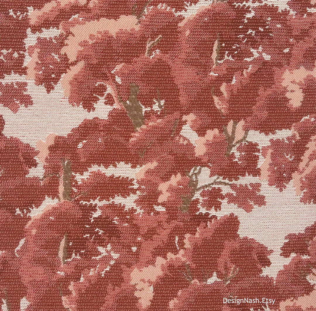 Canopy of Trees Red Crypton! Washable! Performance! Fabric for ...