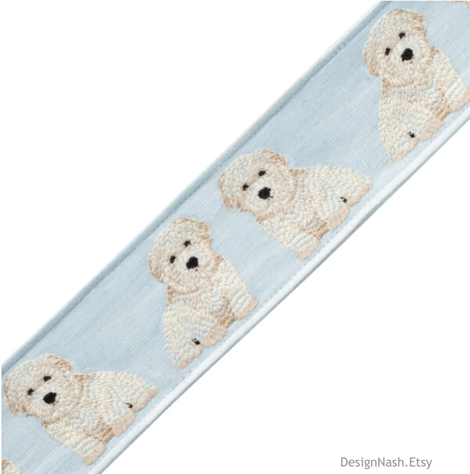 2.75" Terrier Dogs Embroidered Tape Trim - Etsy