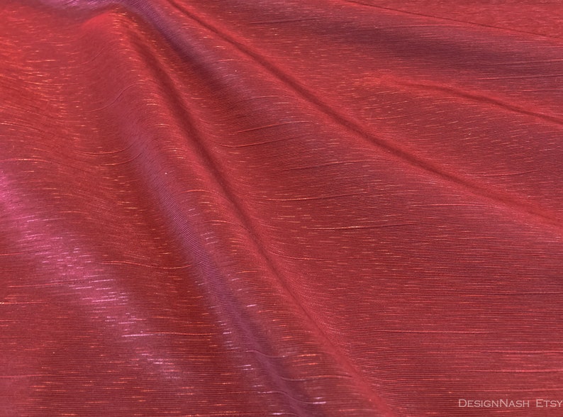Deep Cherry Red Moire Premium Taffeta Fabric for Home Decorating - Etsy