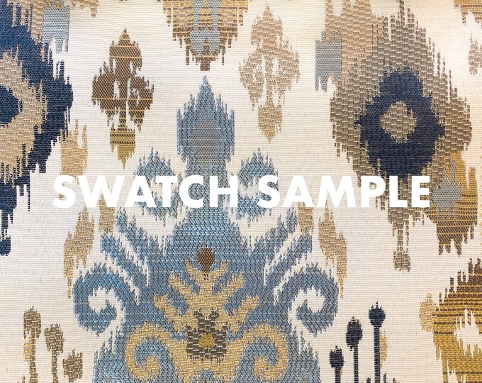 SWATCH Fox Lake Ikat Home Decorating Fabric - Etsy