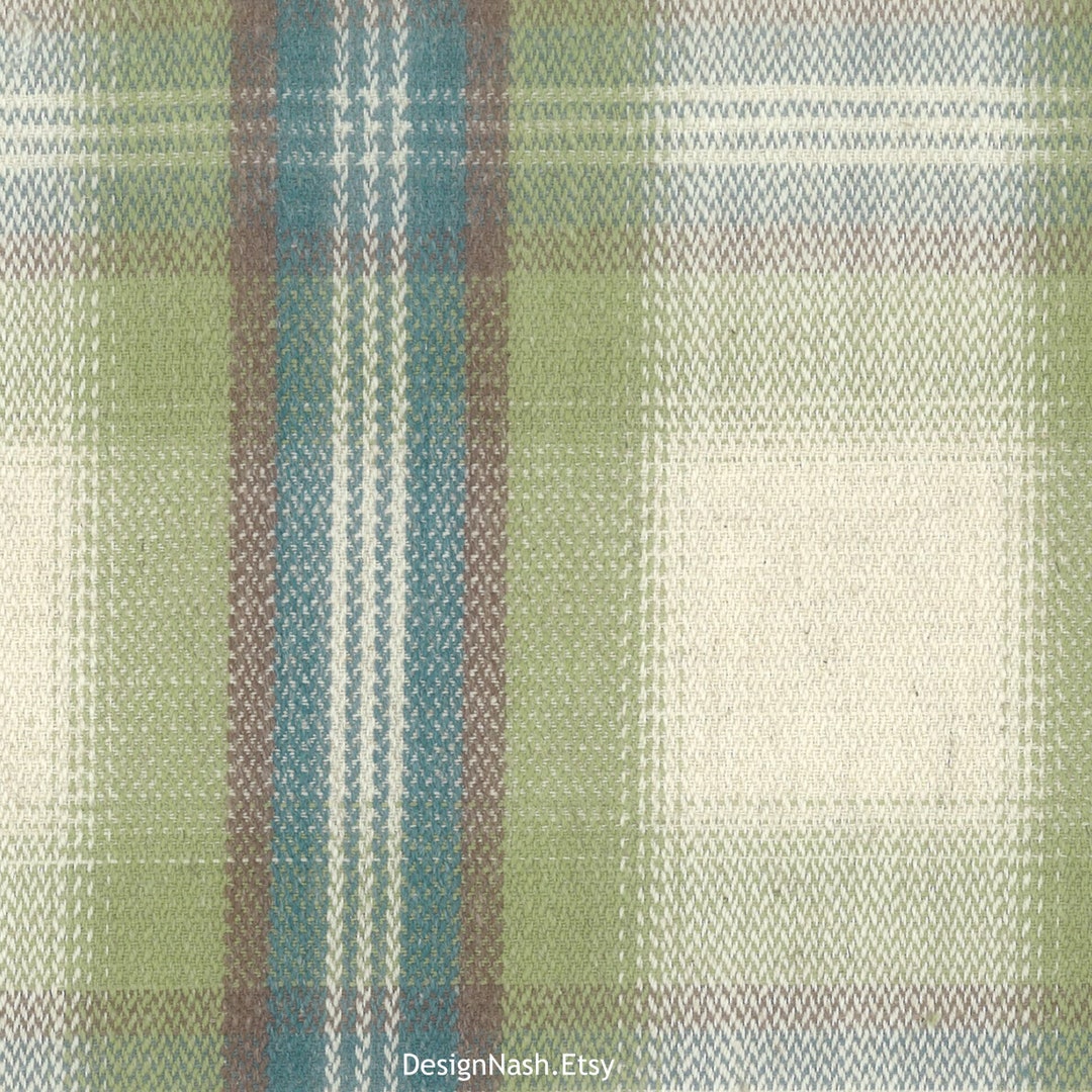 Cassidy Tartan Spring Green Fabric for Home Decorating and Upholstery ...