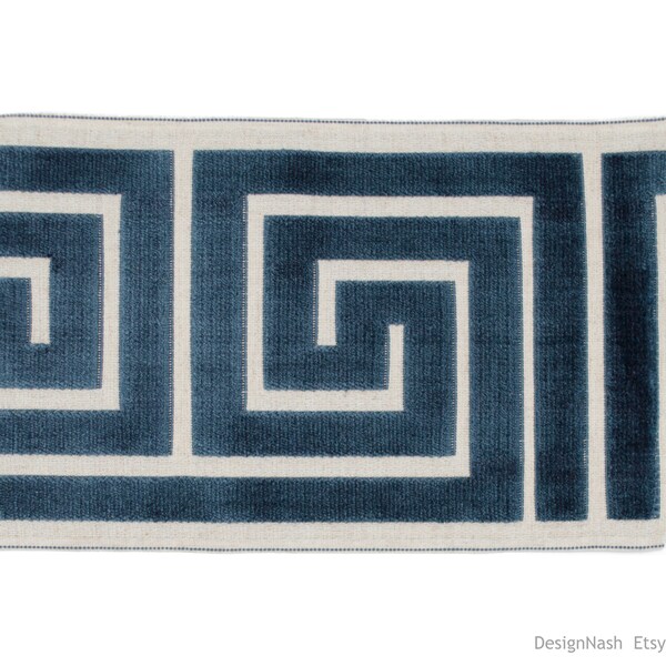 Greek Key Velvet - Etsy