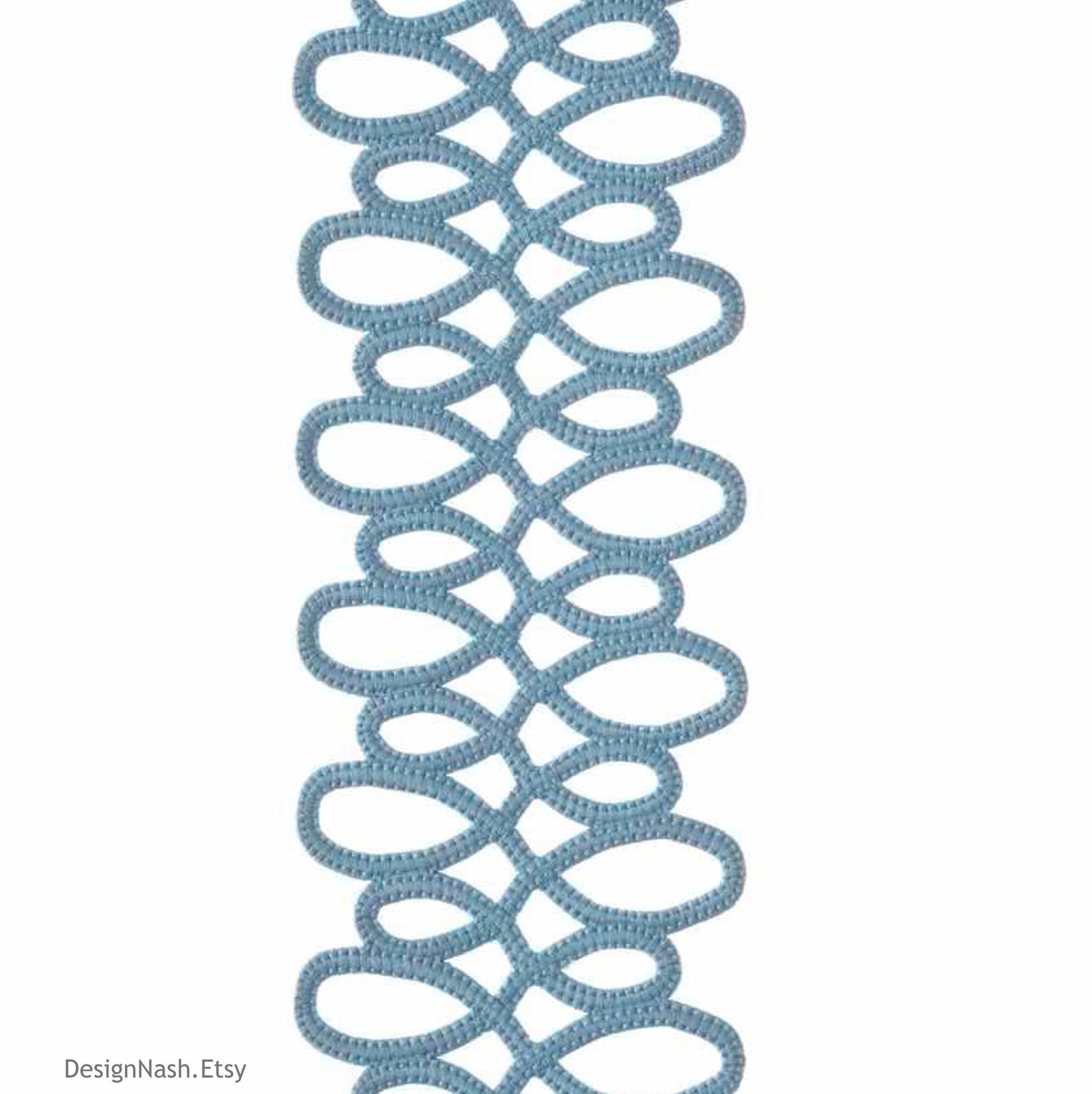 5" Alleyoop Braid Trim Sky Blue - Etsy