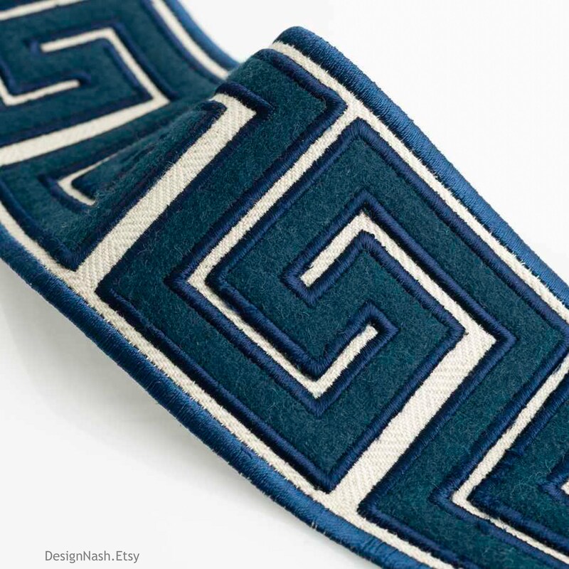 Greek Key Applique - Etsy