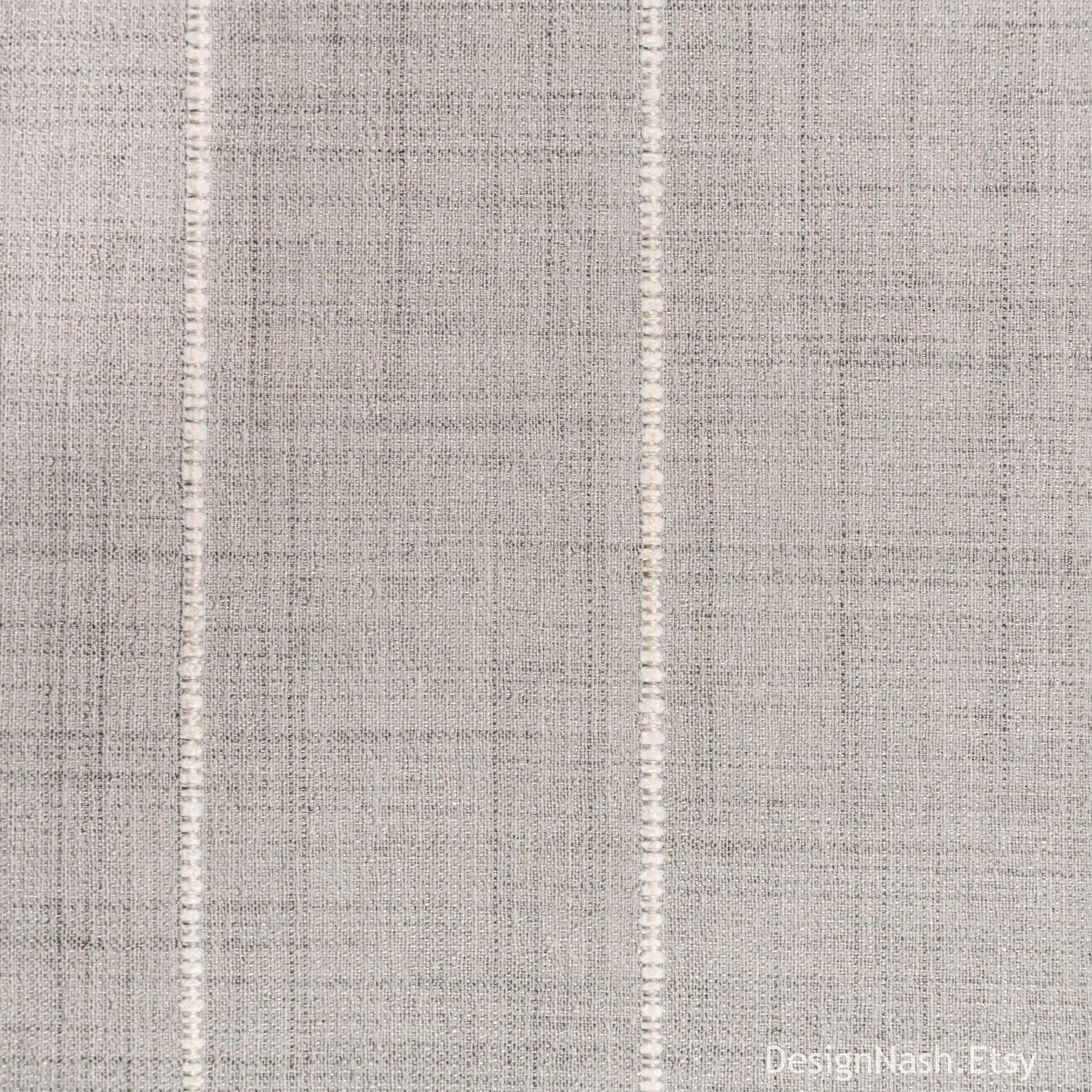 Homestead Stripe Grey Crypton Crypton Performance! Washable! Fabric for ...