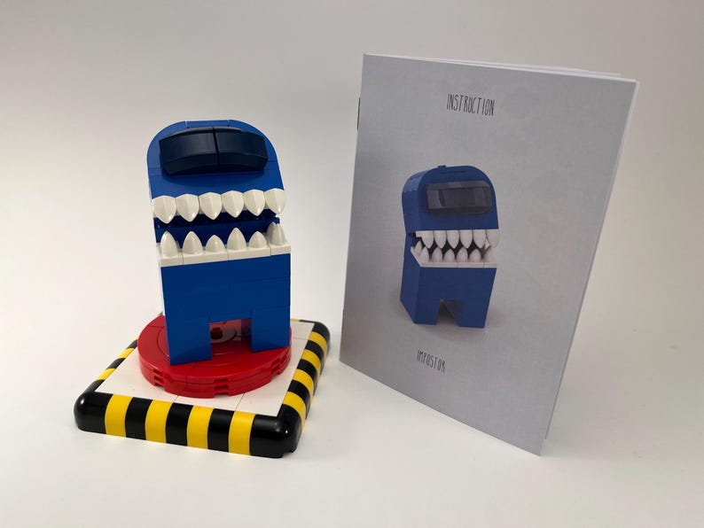 Among Us - Build Your Own LEGO® Bricks Impostor & Emergency Meeting ...