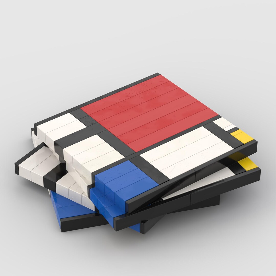 Mondrian LEGO® Ziegel Untersetzer: Art Deco Getränke Untersetzer - Etsy ...
