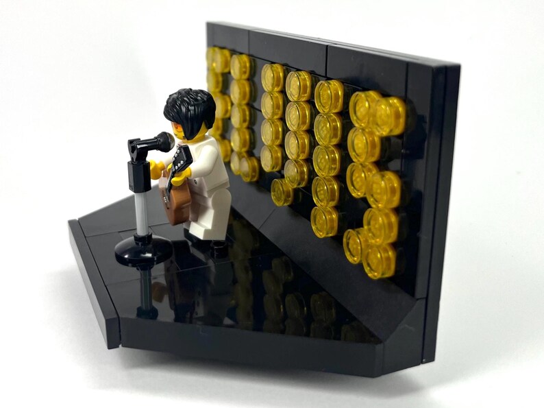 Elvis Presley Minifig Diorama – Build With Genuine Lego® Bricks ...