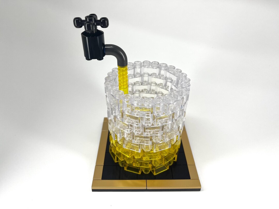 Whiskey Glass From LEGO® Bricks – Build Your Own True-to-size Whiskey ...