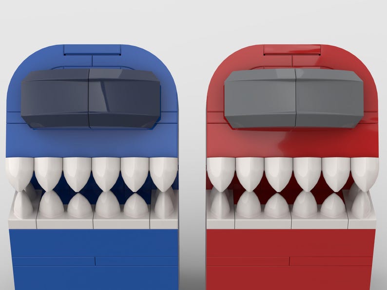 Among Us - Build Your Own LEGO® Bricks Impostor & Emergency Meeting ...