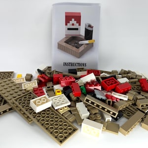 Cigarette Pack With Lighter, and Cigarette on Ashtray. A Fun, Unique ...