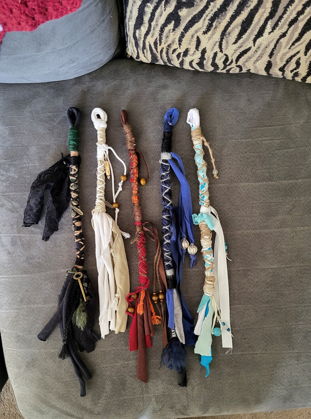 Handmade Removable Hair Wraps Recycled Fabrics Viking - Etsy