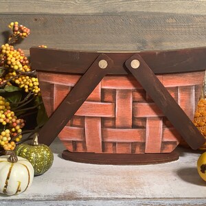 Handmade Pumpkins Basket Sign: Farmhouse Fall Decor (8" X 10") - Etsy