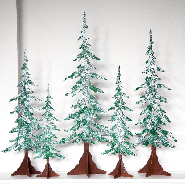 Hand Painted Trees - Etsy