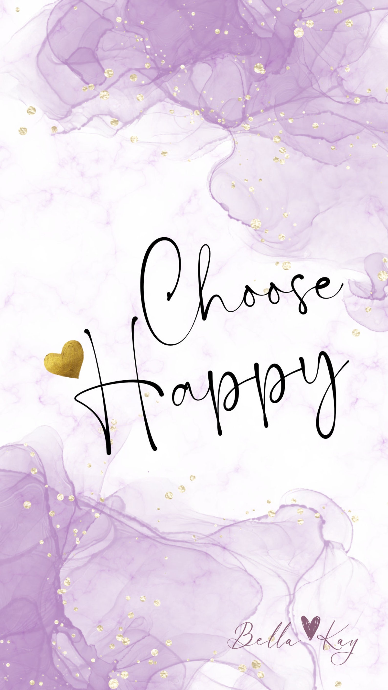 Choose Happy Cell Wallpaper - Etsy
