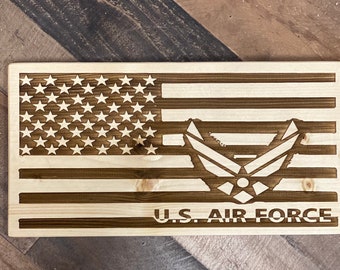 Air Force Wooden Sign - Etsy