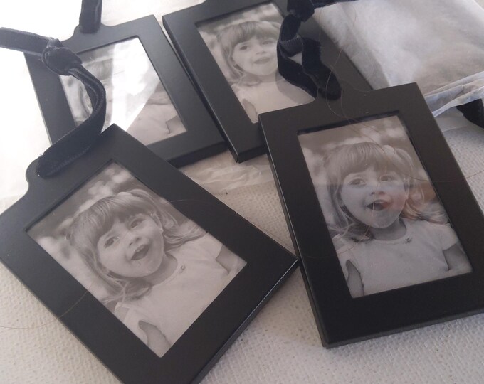 Small Picture Frames (6) Black Metal, for Hanging - Etsy
