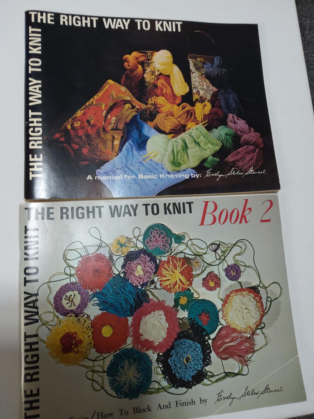 Vintage Knitting Books (2) the Right Way to Knit - Etsy