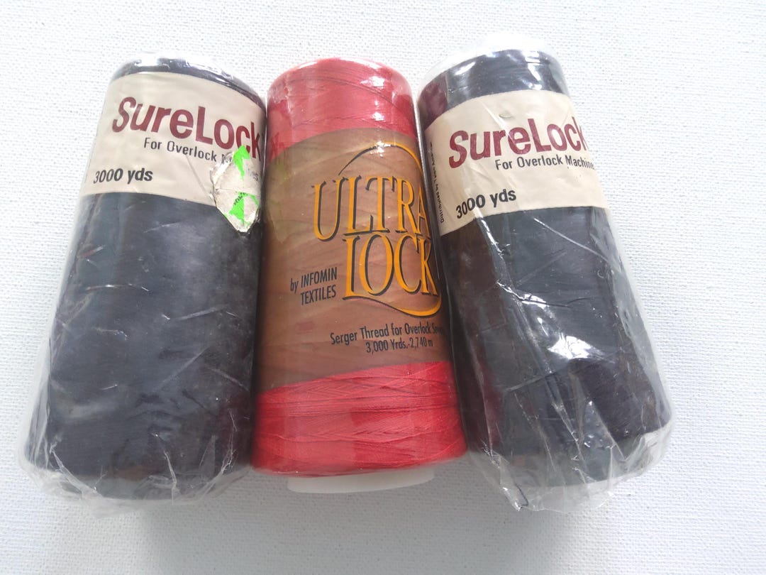Serger Thread (3 Cones) Ultra-lock and Surelock - Etsy