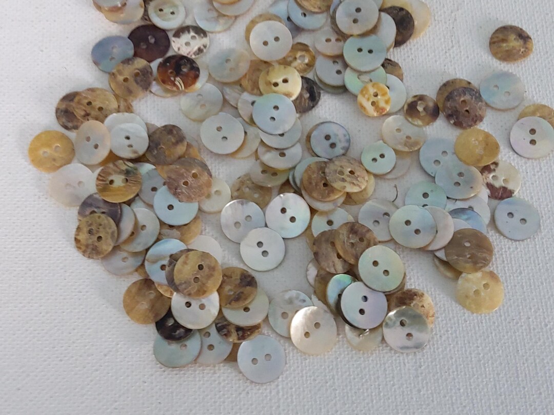 MOP Buttons (100+) Mother-of-pearl Buttons - Etsy