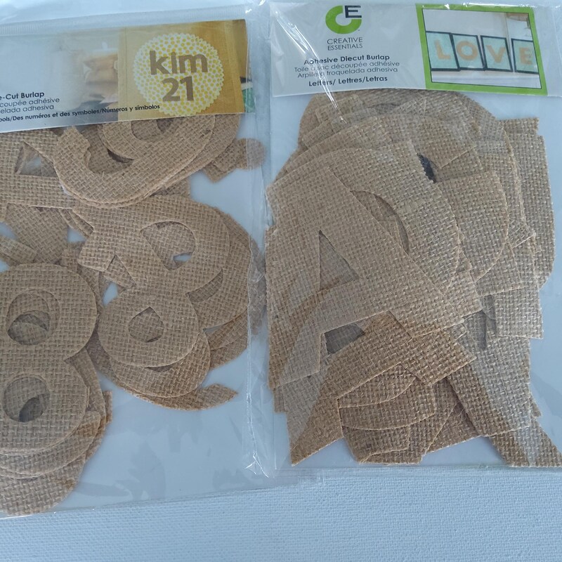Burlap Letters - Etsy