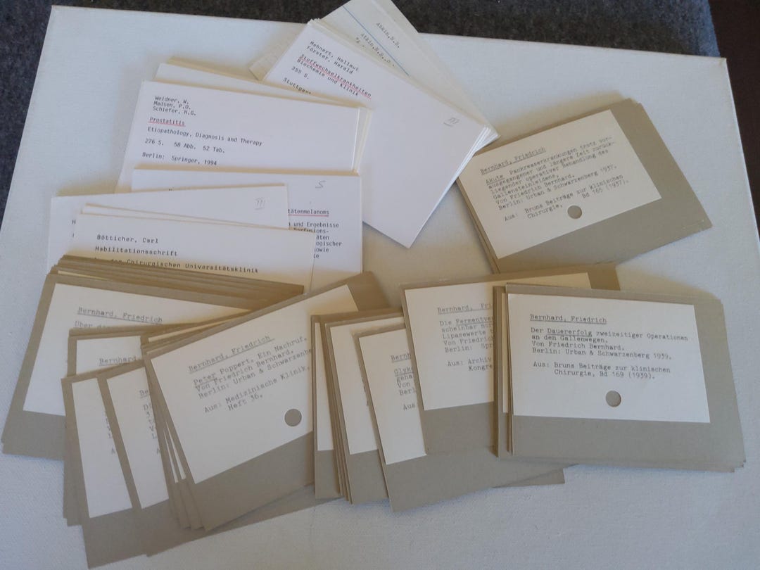 Vintage Library Cards (100) Ephemera, Mostly German - Etsy