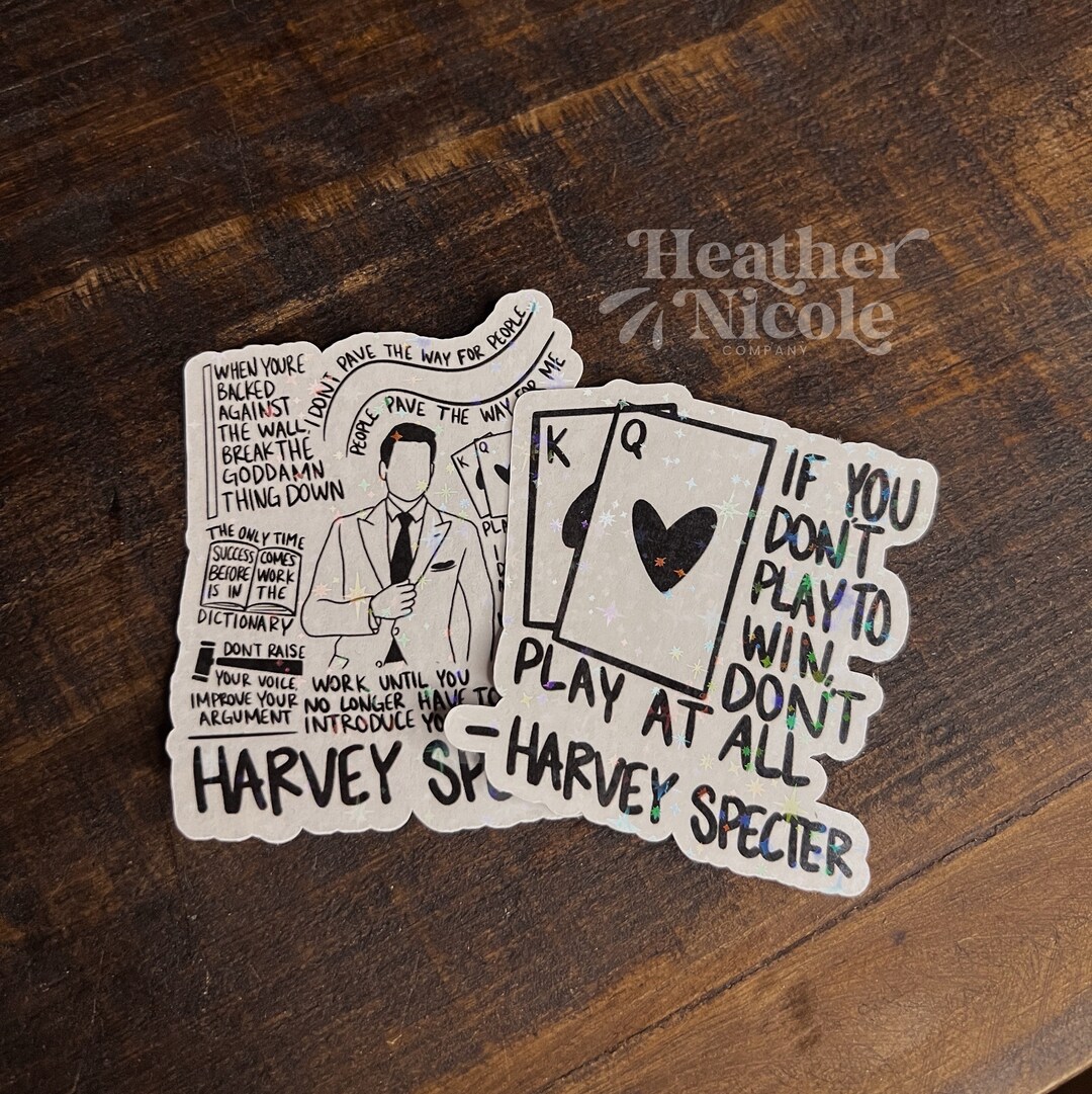 Suits Sticker Pack | Harvey, Mike, Donna | Holographic, Kindle, TV ...