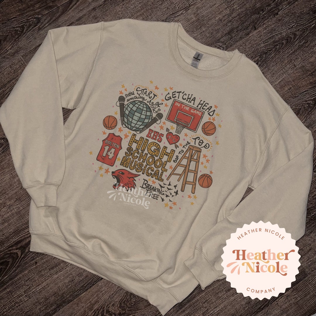 HSM | Troy, Gabriella, Sharpay, Nostalgia | Sweatshirt, Crewneck ...