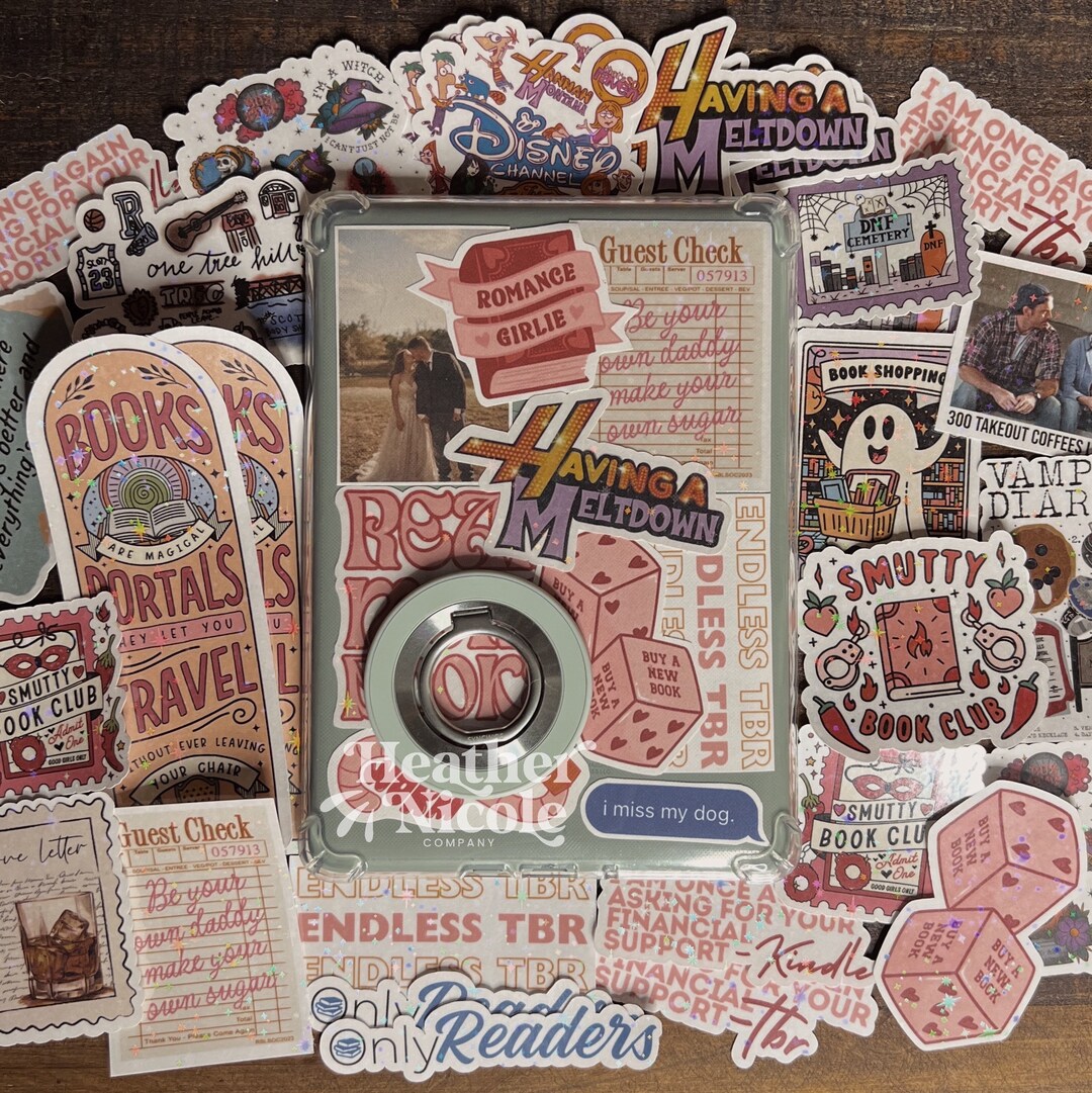 Kindle Sticker Pack | Build Your Own Sticker Pack | Bookish, Booktok - Etsy