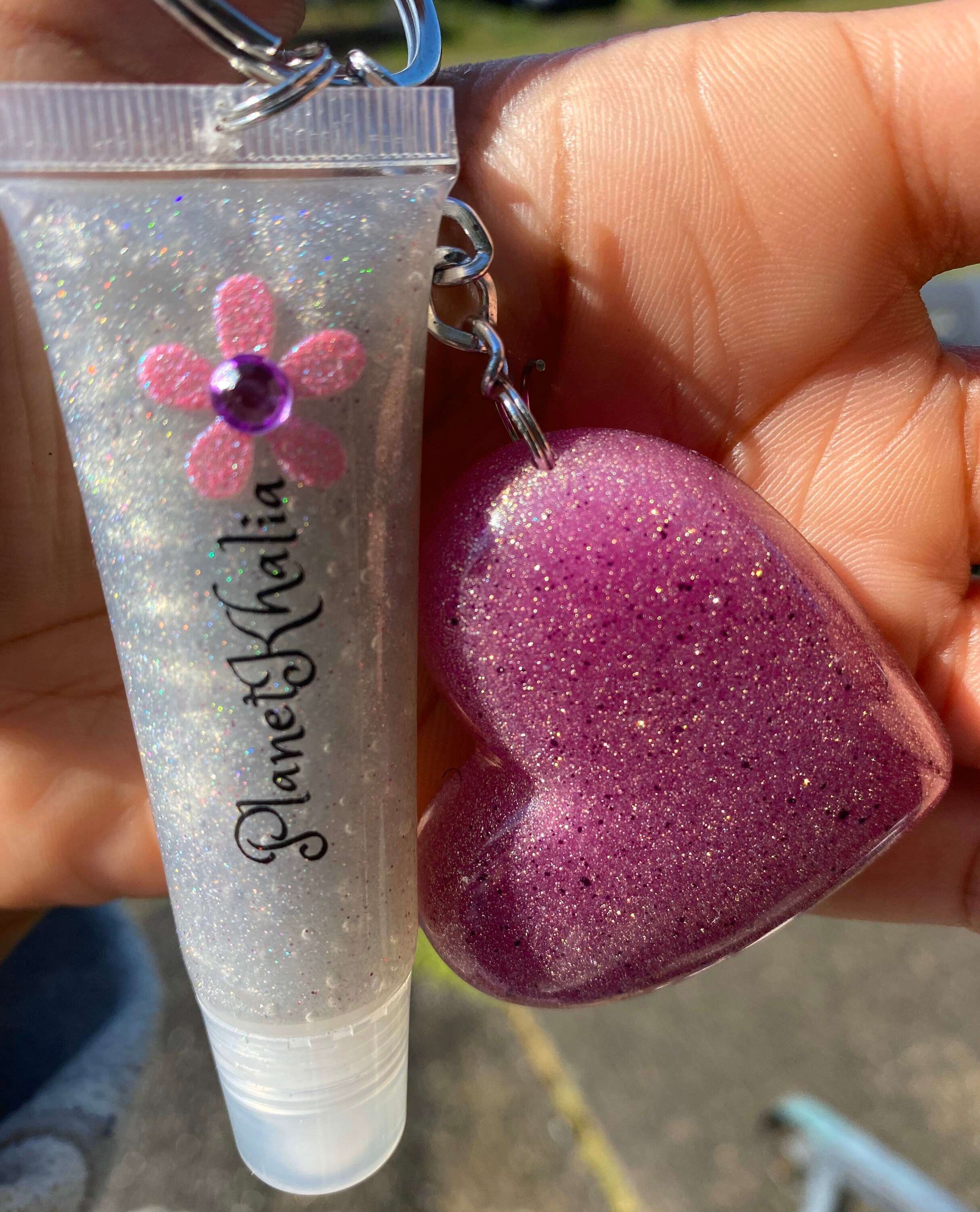 Lip Gloss Keychain Etsy