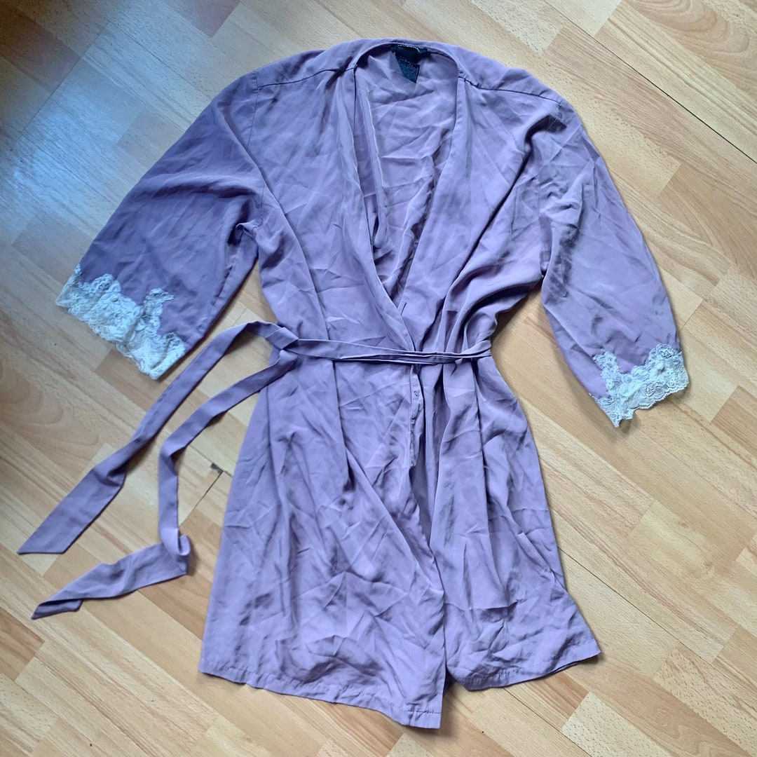Gorgeous Pale Purple Truevintage Jones New York Robe With Off-white ...