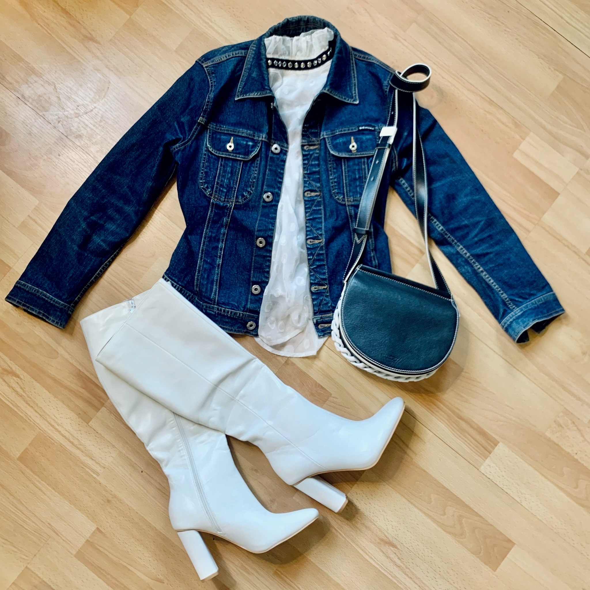 Truevintage Y2K Dolce & Gabbana Deep Blue Denim Jacket Size XS - Etsy