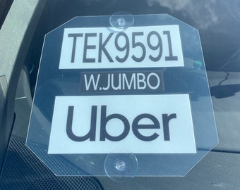 Uber Driver License - Etsy