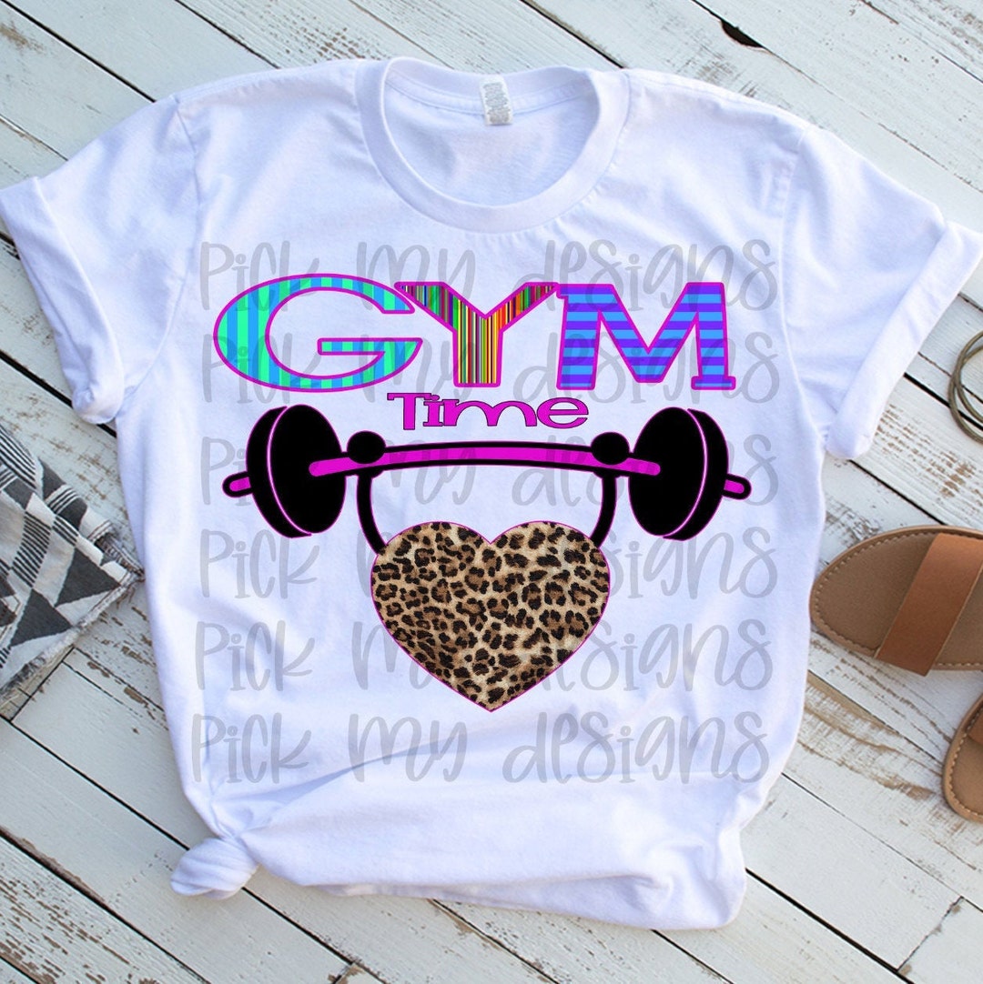 Gym Time Png Sublimation Design Sublimation Design - Etsy