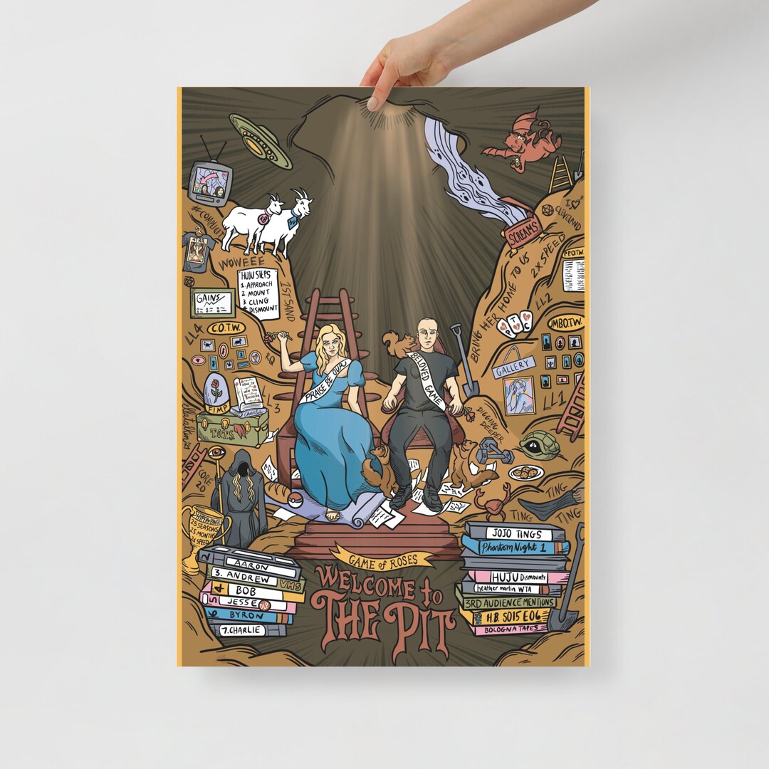 Welcome to the Pit 20x27.5 Poster - Etsy