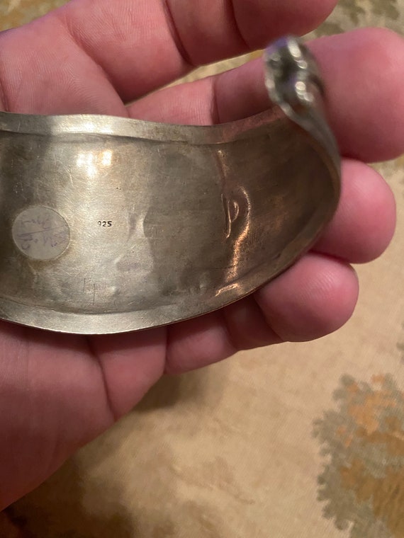 Sterling southwest style cuff. - Gem