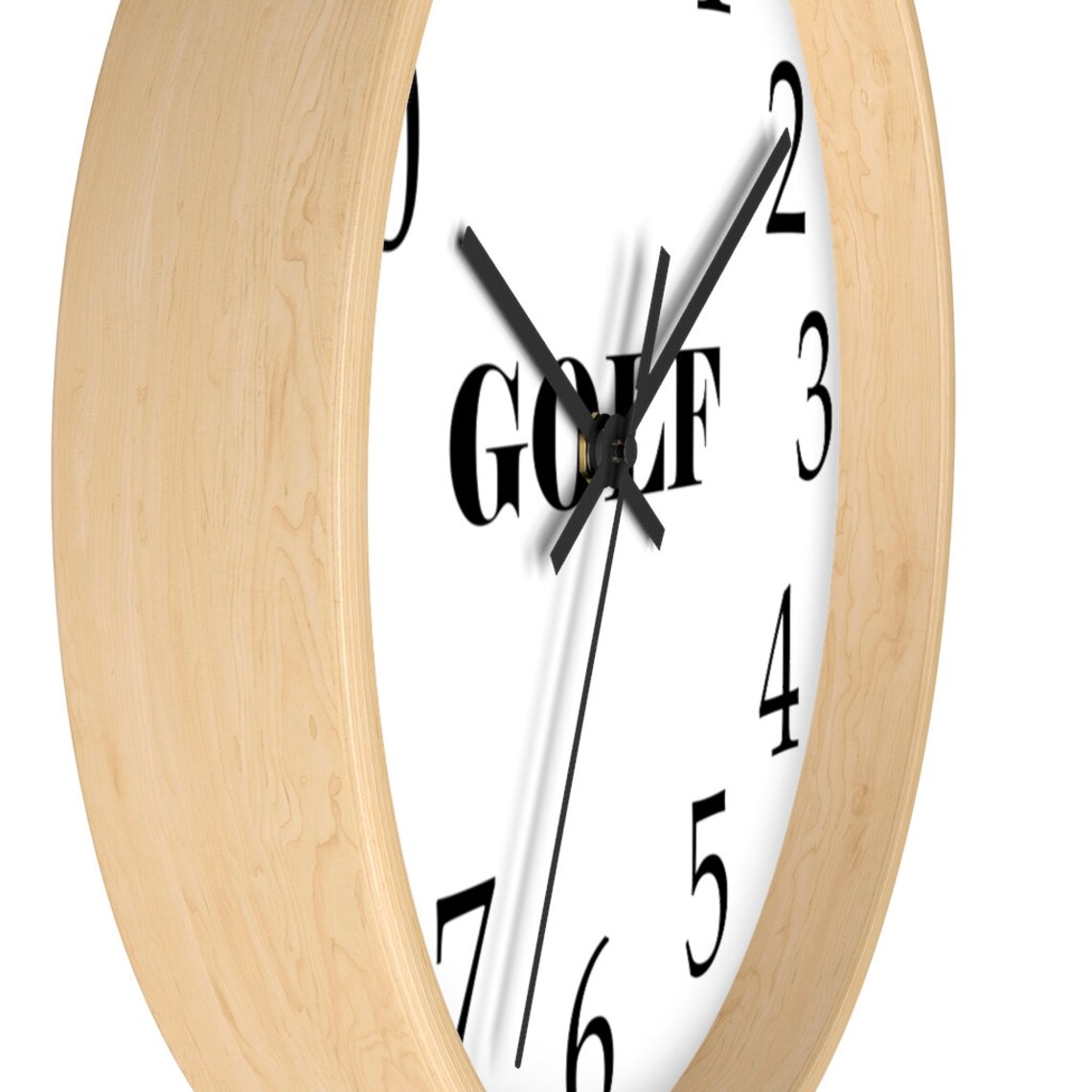 The Word Golf Clock Golf Clock Horloge grand nombre | Etsy