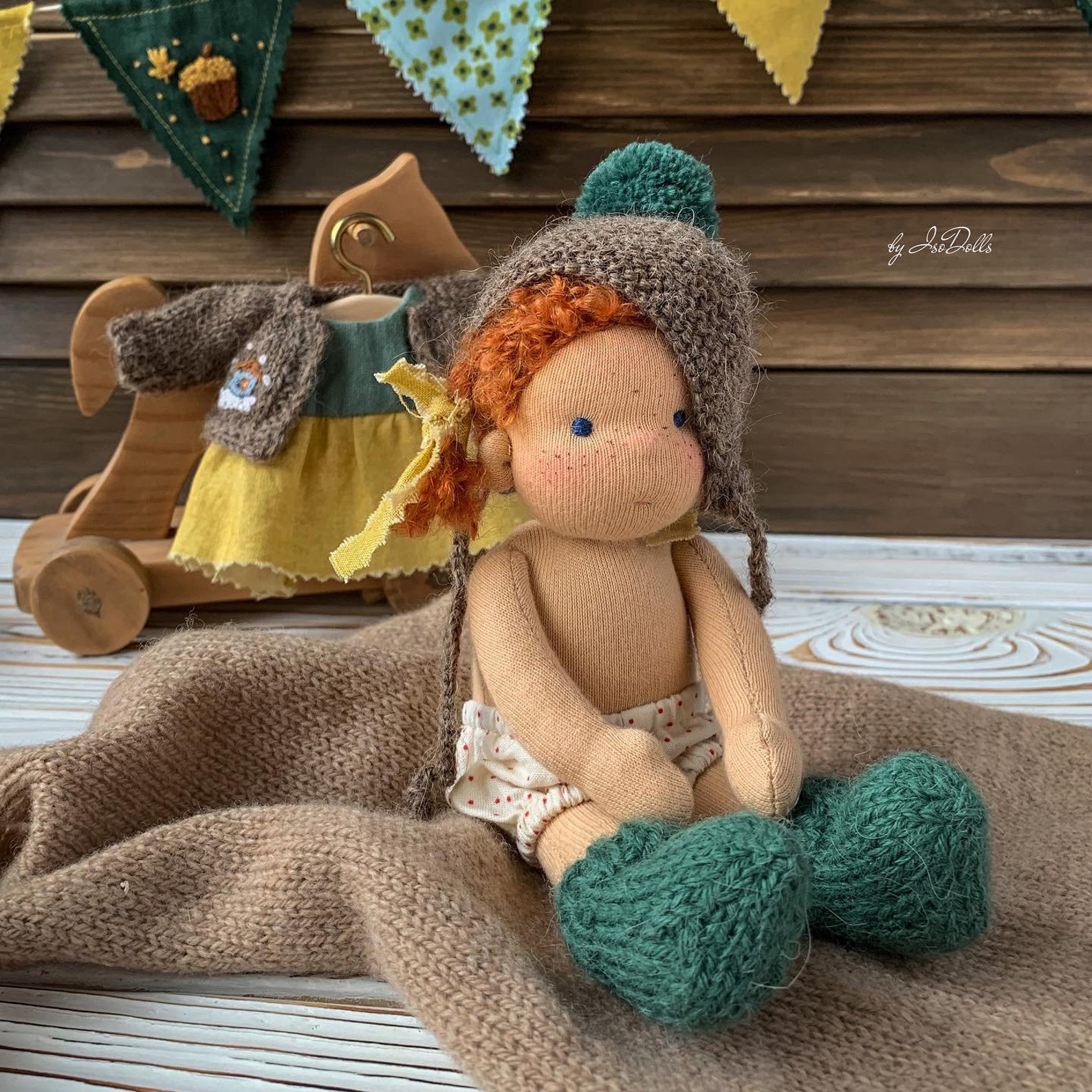 Mini Waldorf Doll 7”, Pocket Soft Doll for Girls - Etsy