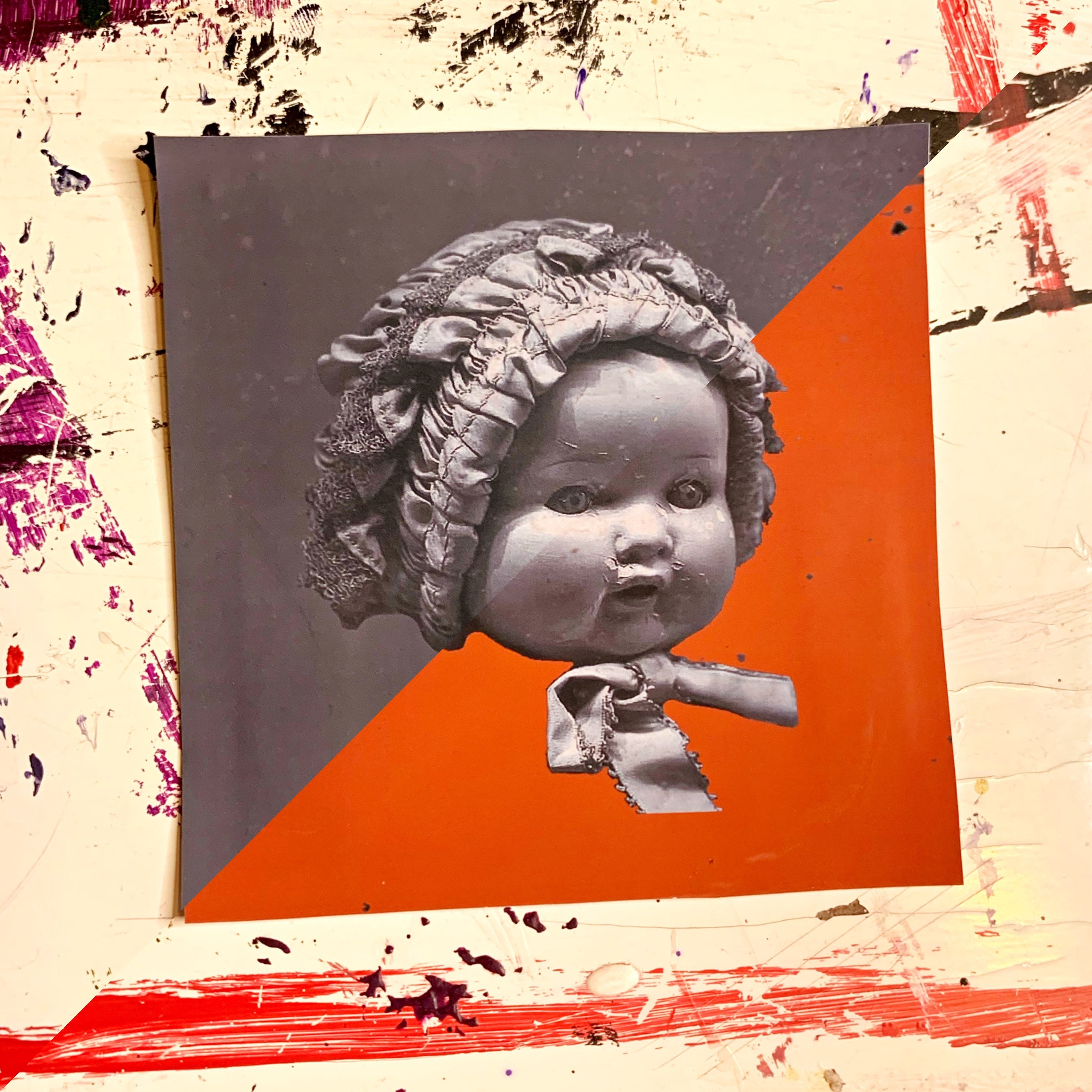 Silent Friend or Blood Orange Doll Head Sticker Punk Sticker ...