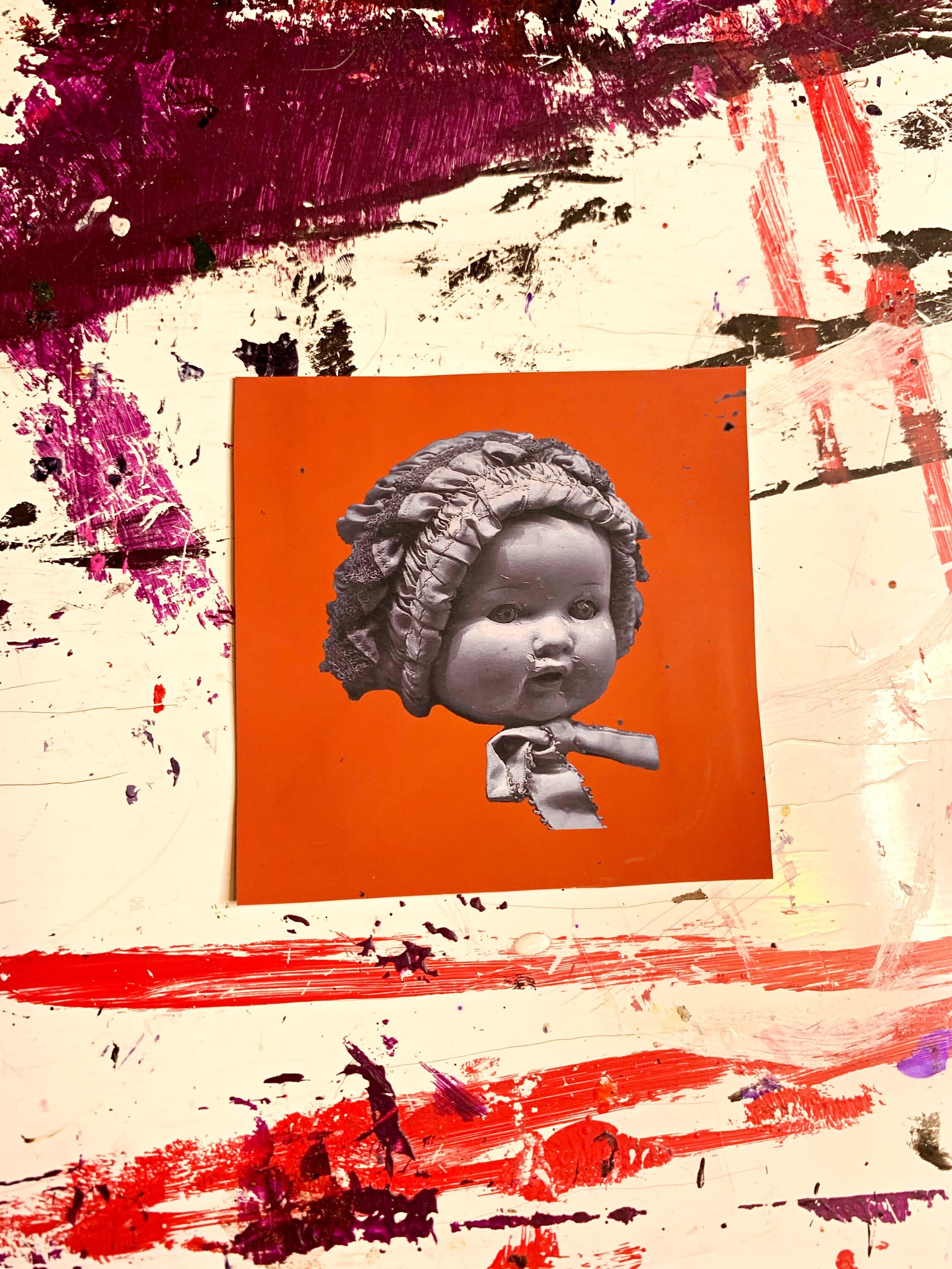 Silent Friend or Blood Orange Doll Head Sticker Punk Sticker ...