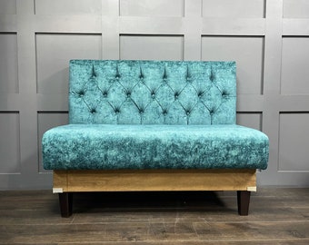 Fluted Kitchen Dining Booth Bench Seating Available in Any | Etsy UK