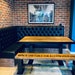 Buttoned Kitchen Commercial L-shaped Dining Booth Bench Seating ...