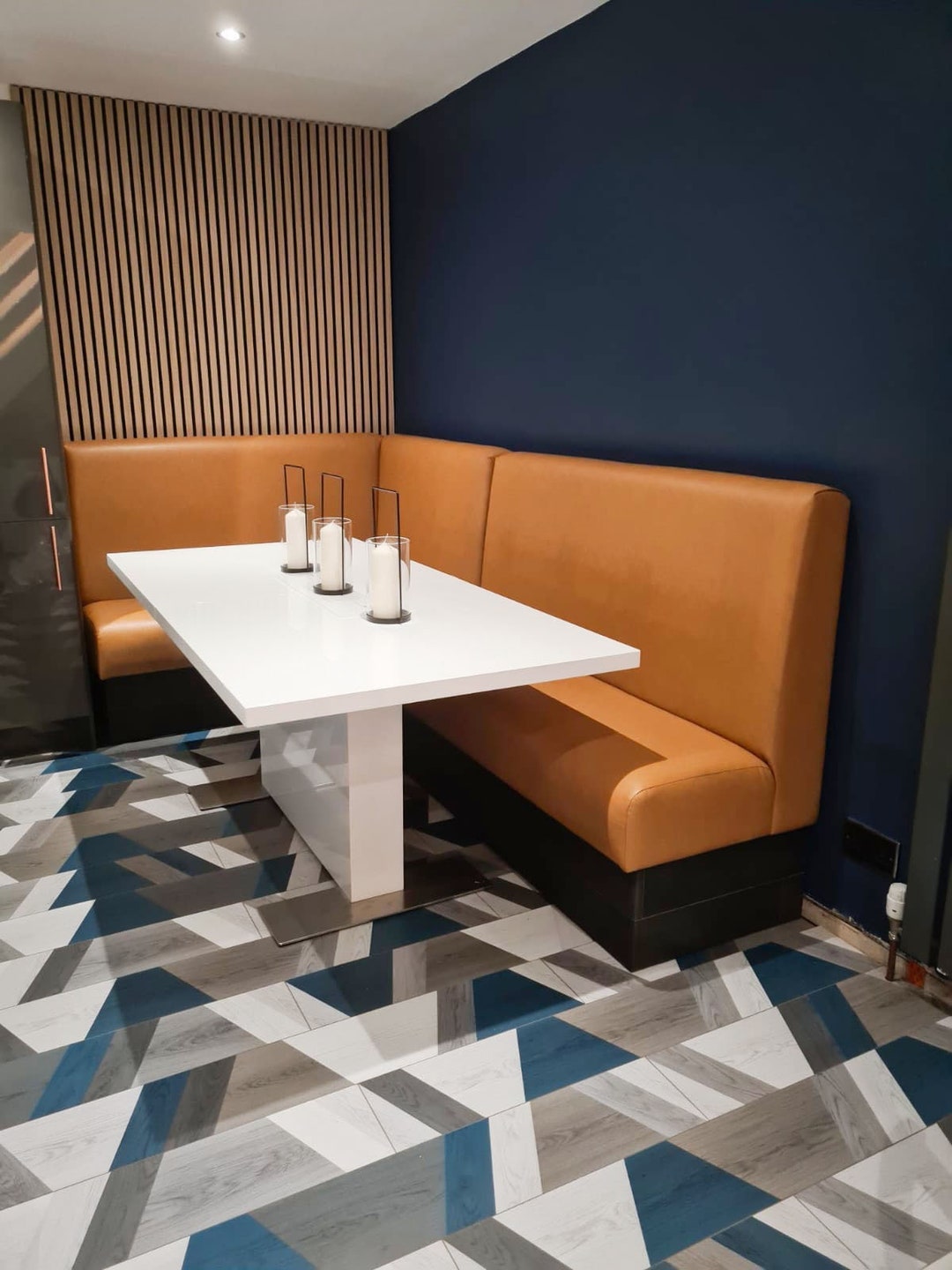Bespoke Faux Leather Kitchen + Commercial Booth Bench Seating Available ...