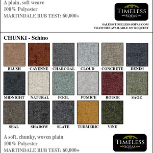 C-shaped Circular Chesterfield Style Faux Leather Domestic or ...