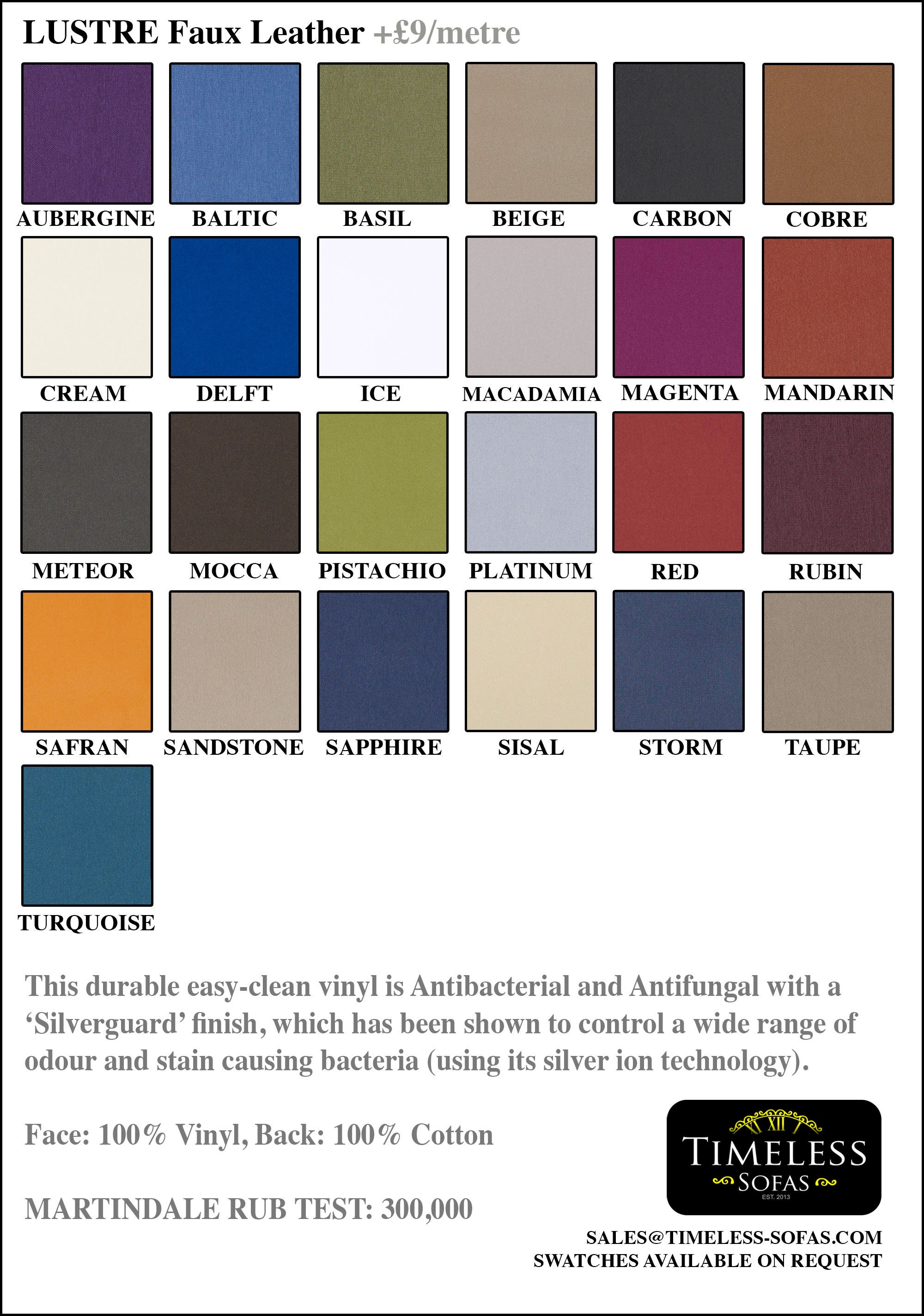 Semi Circular Chesterfield Style Faux Leather Domestic or Commercial ...