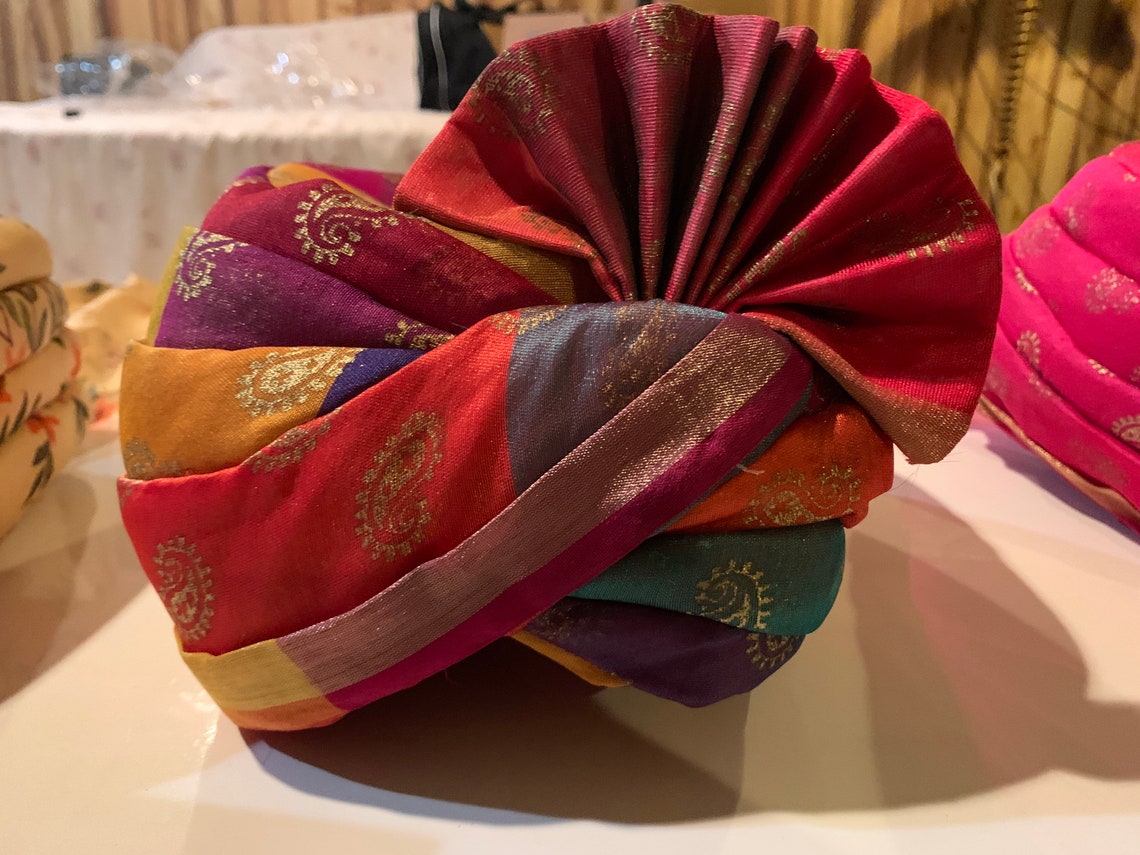Multi-colored Rajasthani/gujrati Pagdi - Etsy