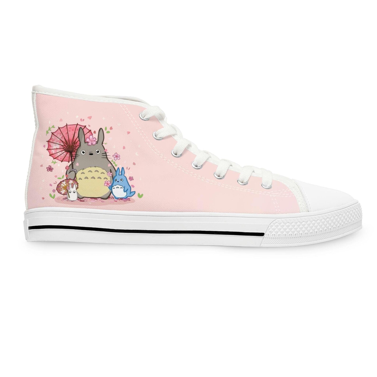 Toto Women's High Top Sneakers, Cute Totoro Sneakers for Women, Anime ...