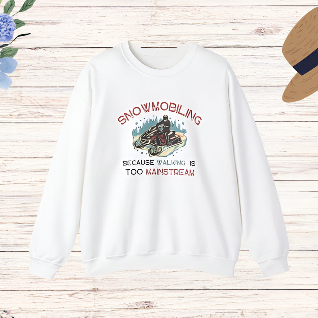 Snowmobile Sweater Unisex, Snowmobile Lover Gift, Snowmobile Fan Art ...