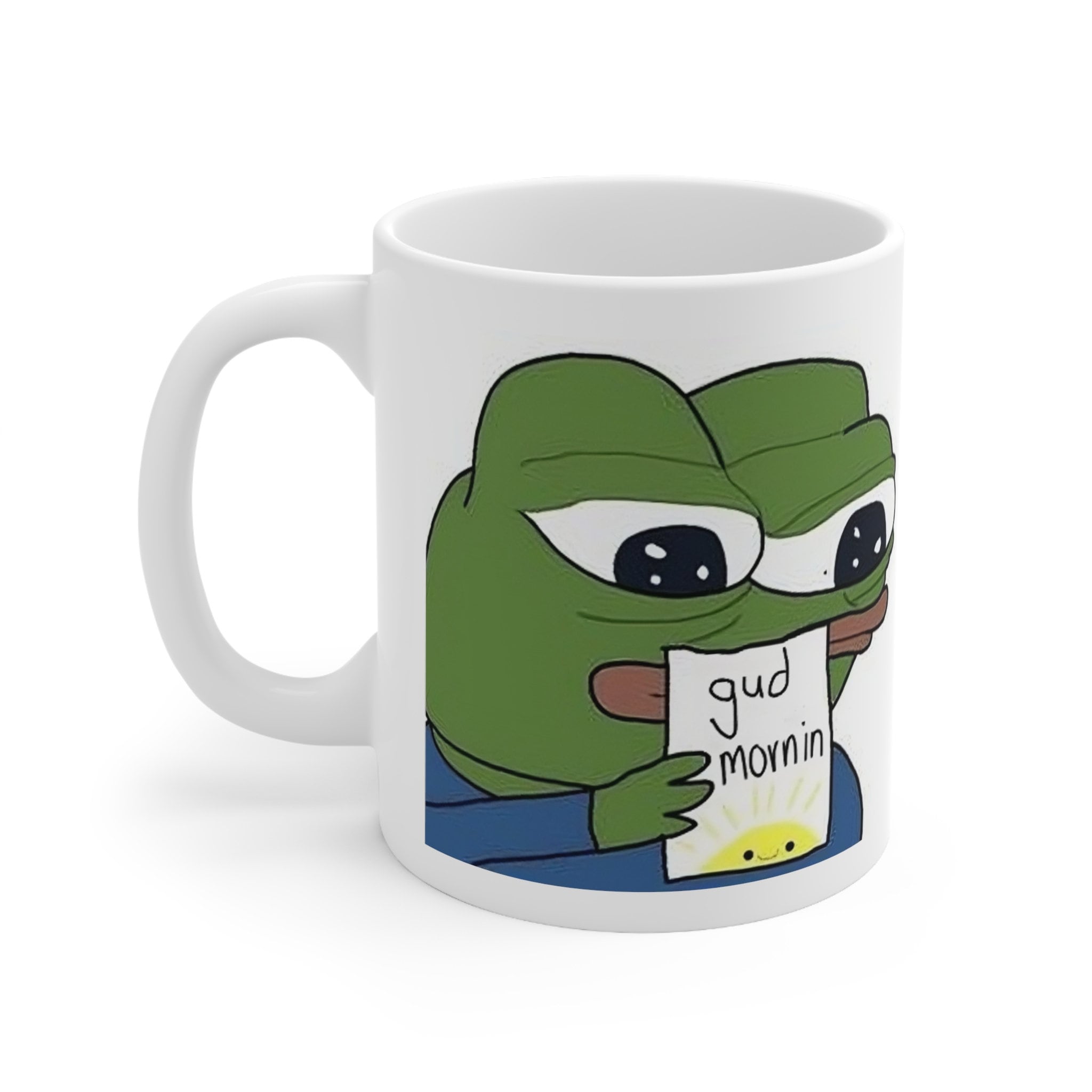 Pepe Peepo the Frog 11oz Mug, Birthday Gift, Peppe Fanart - Etsy
